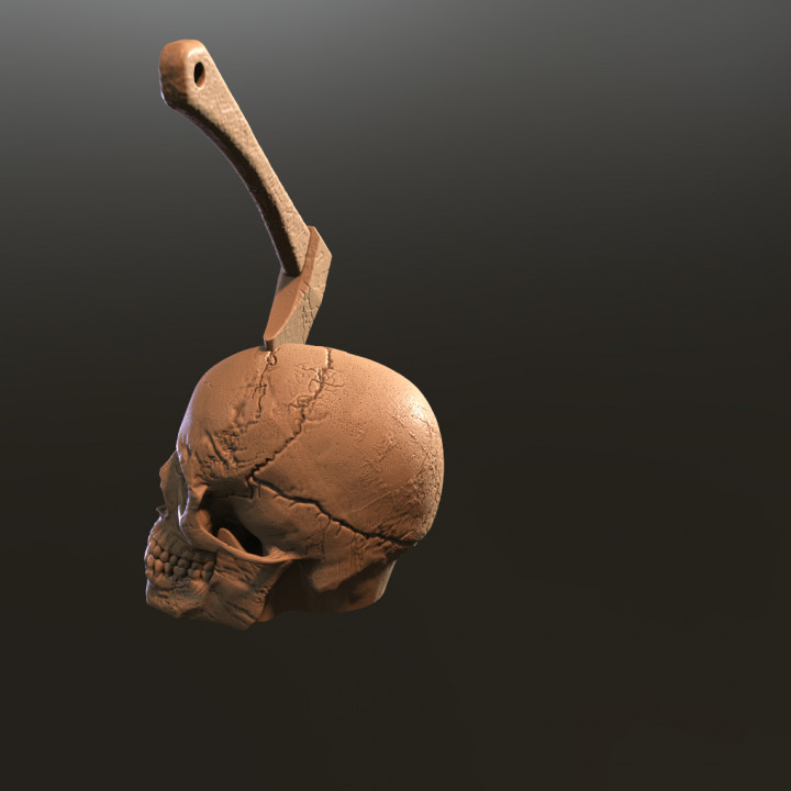 3D Printable Another Boring Skull by giorgos libereas