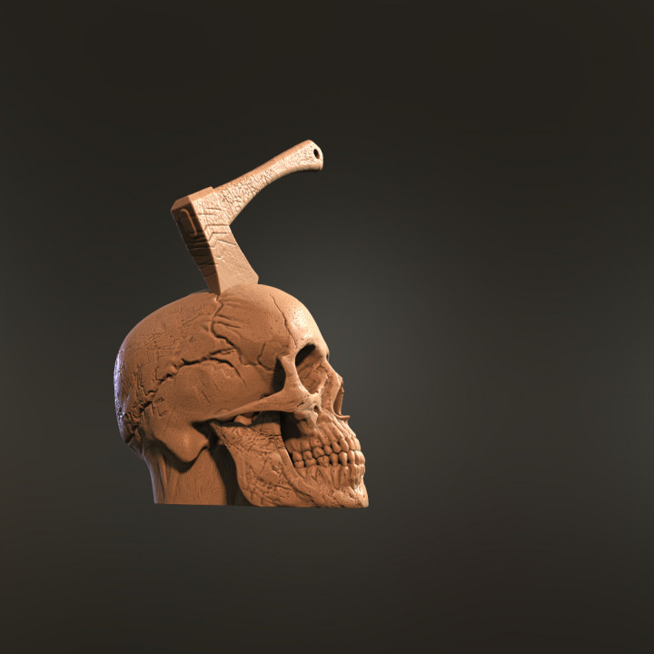 3D Printable Another Boring Skull by giorgos libereas