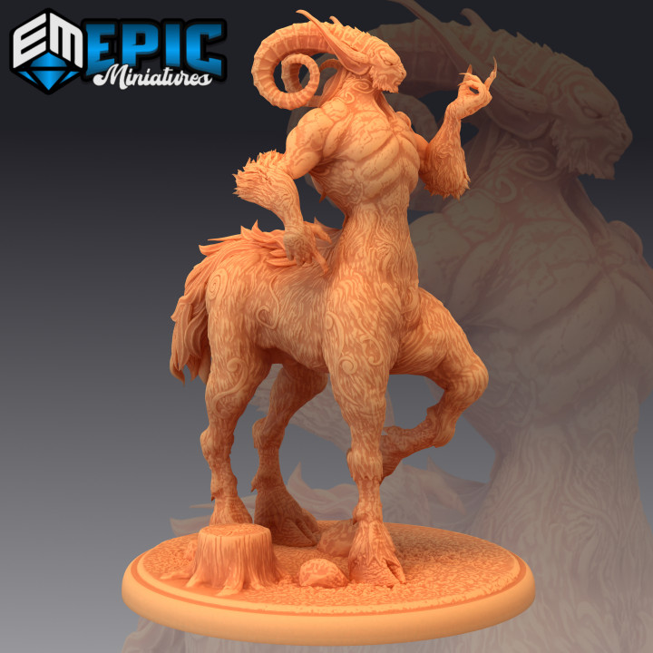 3D Printable Centauroid Satyr Set / Fey Centaur / Forest Guardian ...
