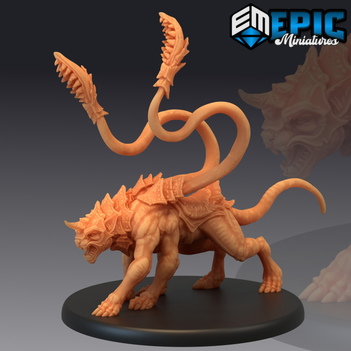 3D Printable Phase Panther Set / Classic Forest Monster / Tentacle ...