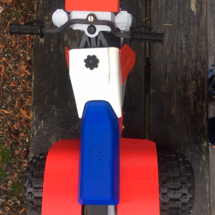 3D Printable Trifekta RC 3-Wheeler H350x by Trifekta RC