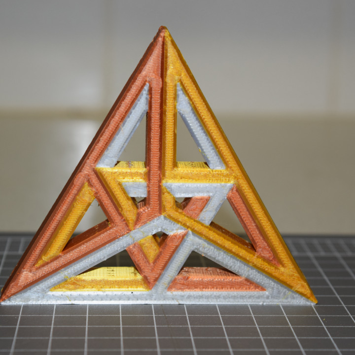 3D Printable Impossible Triangle 3 by Stacii Hughes