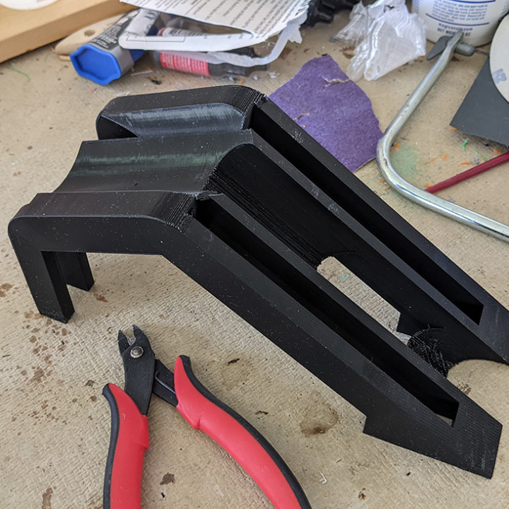 3D Printable Heat Gun Rest/holder by James