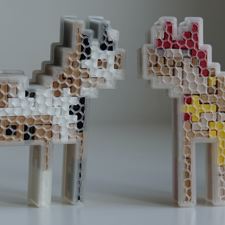 3D Printable Impossible 3D Cat Puzzle – Remixed box by Matt