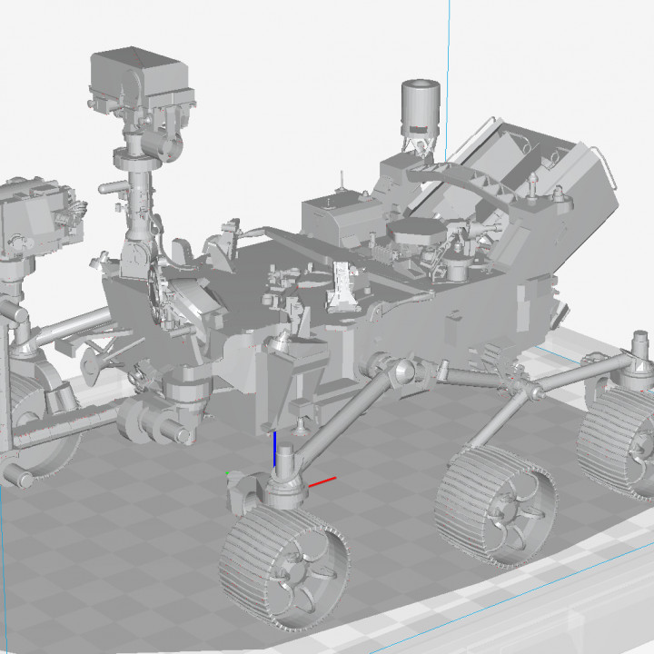 3D Printable Mars Perseverance Rover 2021 by Henry Bryner