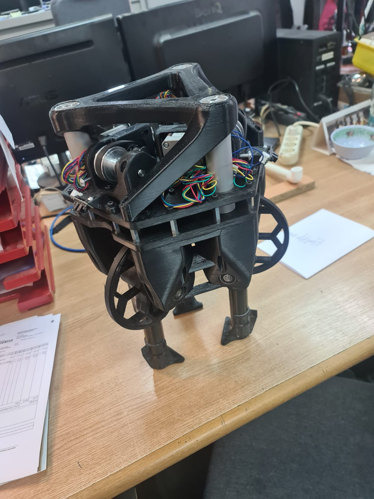 3D Printable Rotary Delta Printer by Egris