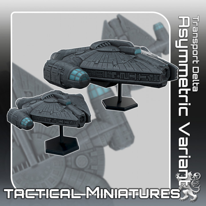 3D Printable Transport Delta Asymmetric Variant Tactical Miniatures by ...
