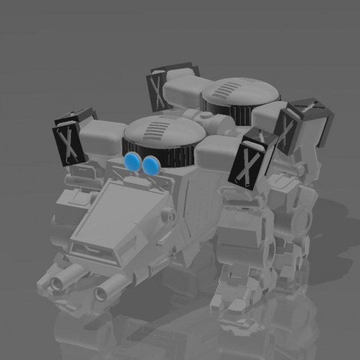 3D Printable Sloth BA for Mecha 6mm Game by David Hero