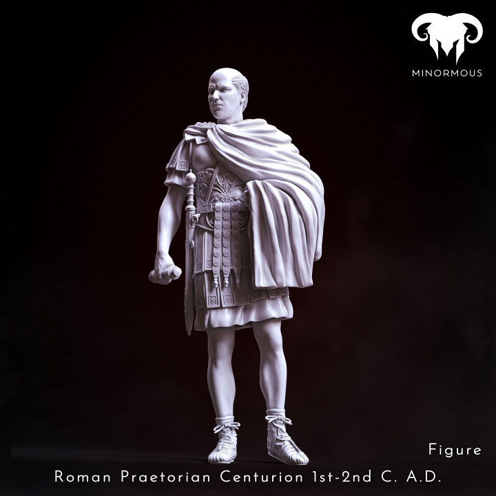 3D Printable Bundle - Roman Praetorian Centurion 1st-2nd C. A.D. in ...