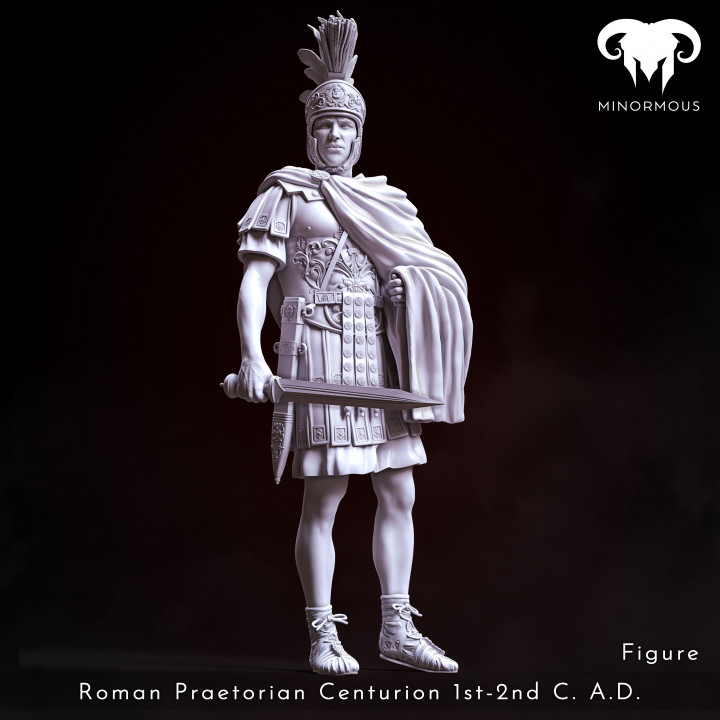 3D Printable Bundle - Roman Praetorian Centurion 1st-2nd C. A.D. in ...
