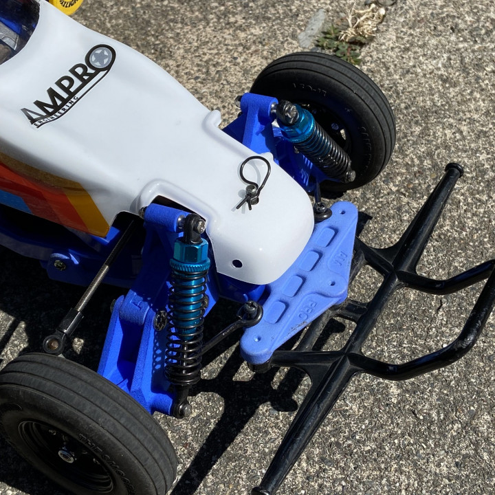 3D Printable Ampro Tamiya Frog, Brat and Lancia Front Suspension by ...