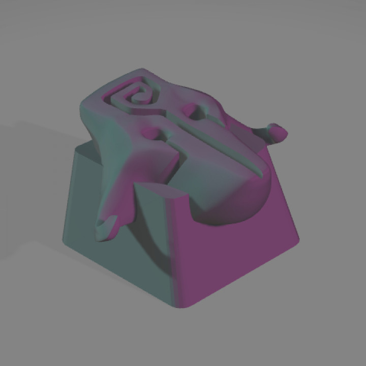 3D Printable Juggernaut keycap by ignacio D'Ambrosio