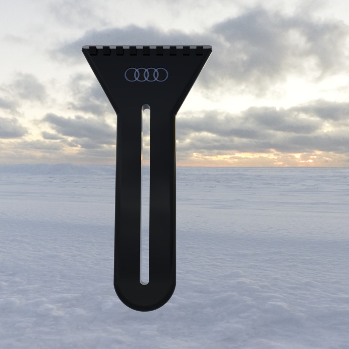 3D Printable Audi ice scraper by PM