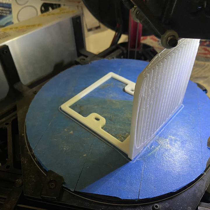 3D Printable Asus XD4 router socket shelf by zAgT