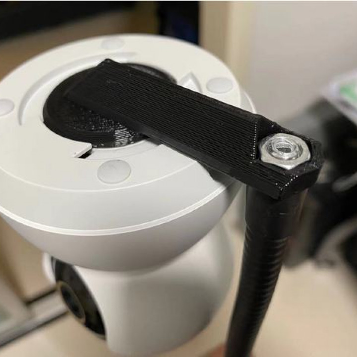 3D Printable Xiaomi Mi Home IP Camera 360 mount by zAgT