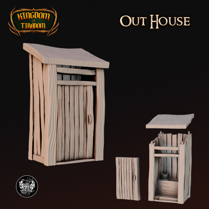 3D Printable OutHouse by The Master Forge