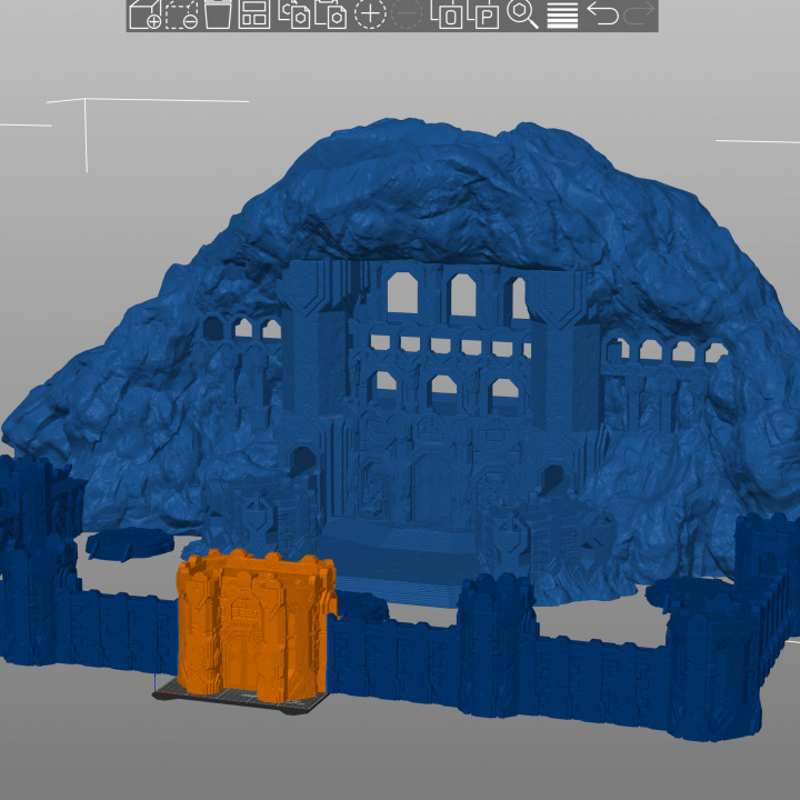 Impression 3D de Dark Realms Dwarves - Outpost Gate par tomaspavlicek1