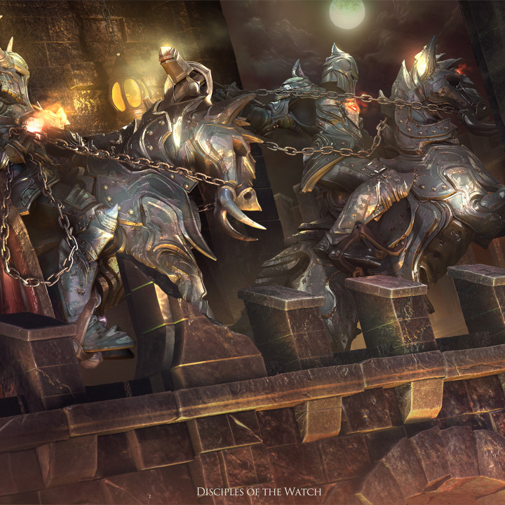 3D Printable The Disciples of the Watch by Alex Kolakowski