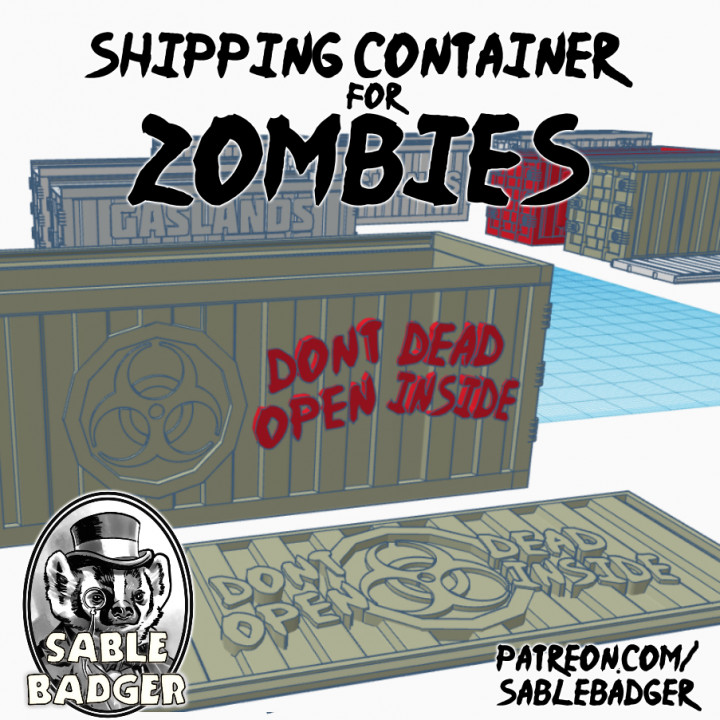 3D Printable Gaslands - Zombie markers (updated) by brander roullett