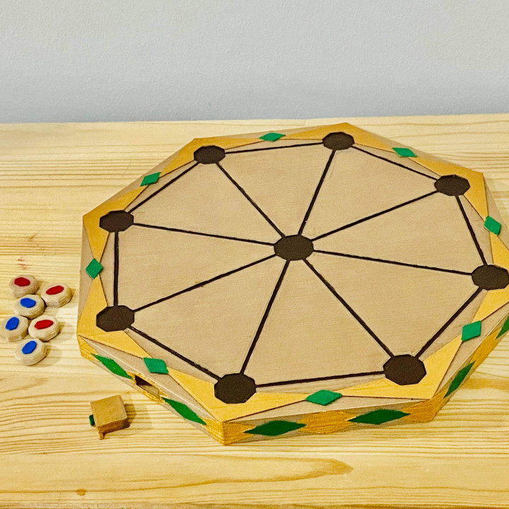 3D Printable Shisima Board Game by Lazy Bear