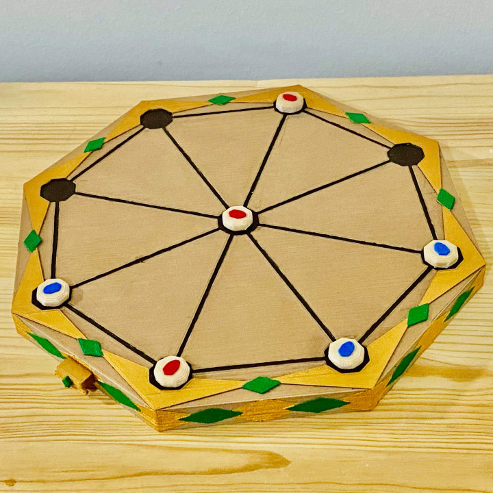 3D Printable Shisima Board Game by Lazy Bear