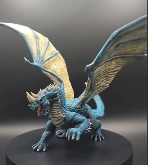 3D Printable Adult Lightning Dragon / Classic Desert Encounter / Blue ...