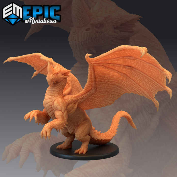 3D Printable Lightning Dragon Set / Classic Desert Encounter / Blue ...