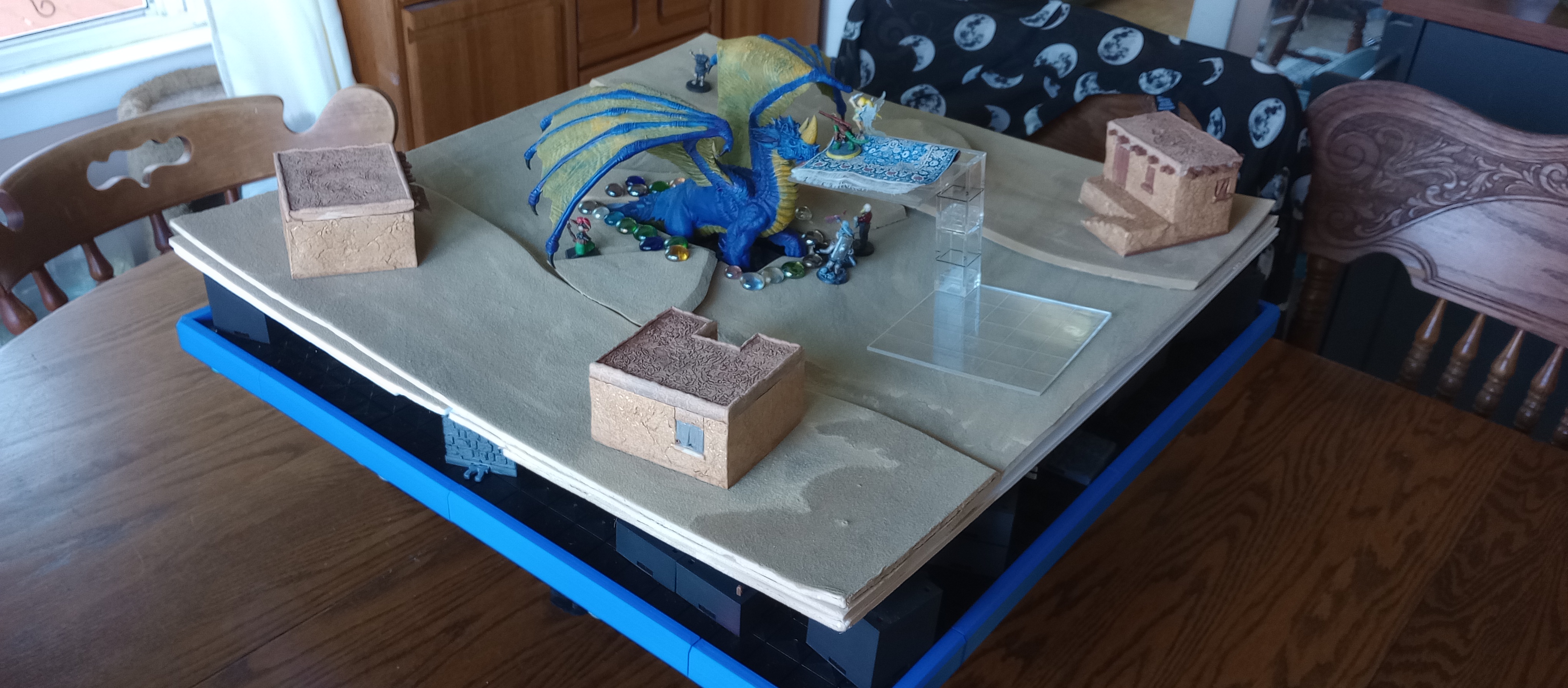 3D Printable Lightning Dragon Set / Classic Desert Encounter / Blue ...