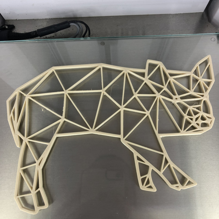 3D Printable Geometric pig by Idea Lab