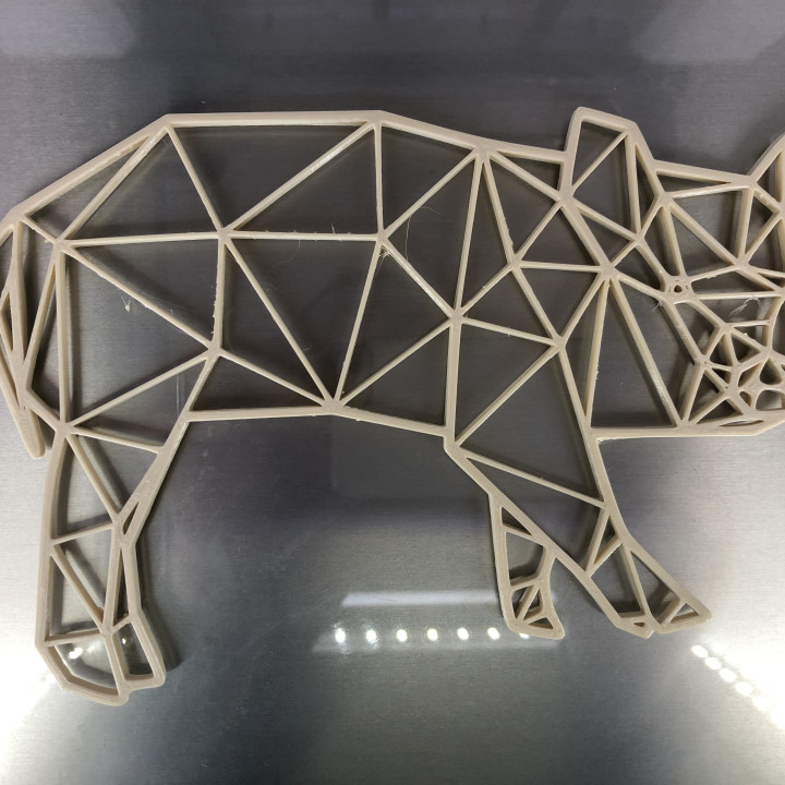 3D Printable Geometric pig by Idea Lab