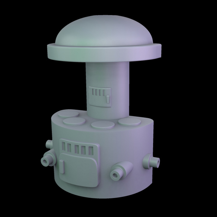 3D Printable Wasteland Oven by Tiny Furniture 3D Printable Wasteland Oven by Tiny Furniture