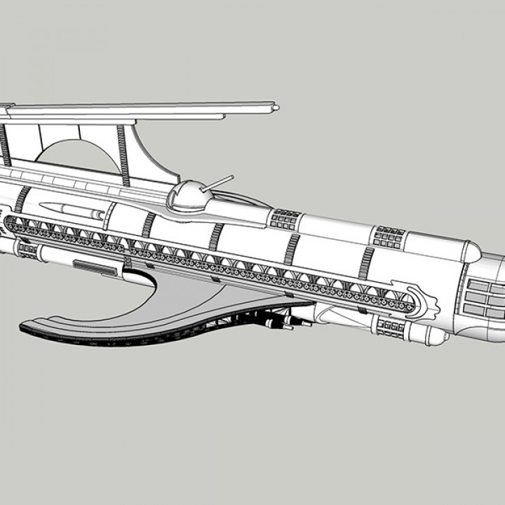 3D Printable Flash Gordon War Rocket Ajax by Rob James