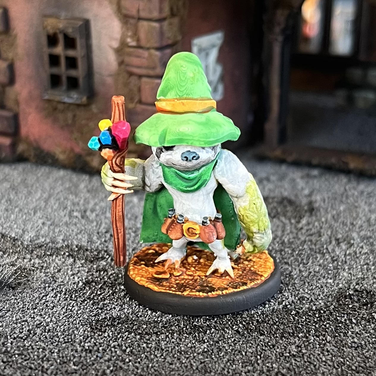 3D Printable Sloth Wizard (pre-supported included) by Dice Heads