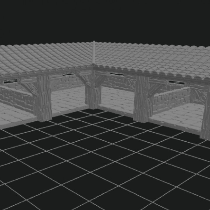 3D Printable Large Stable by Blondie Hound