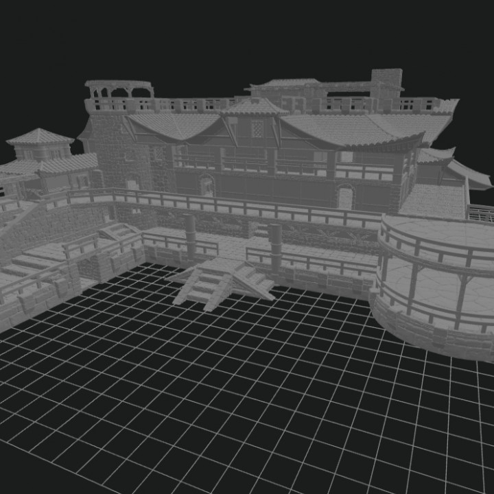 3D Printable Guild Hall by Blondie Hound