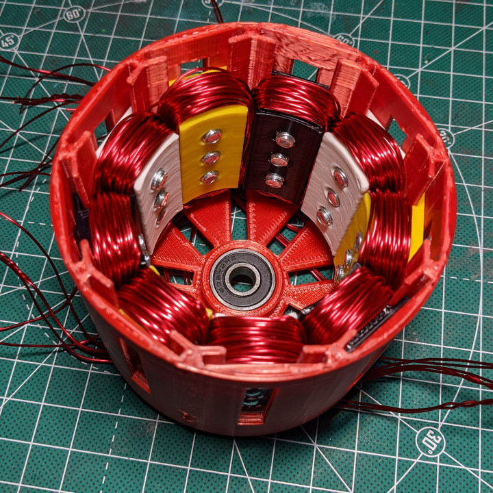 3D Printable BLDC Motor 2.9 by Quark Haven