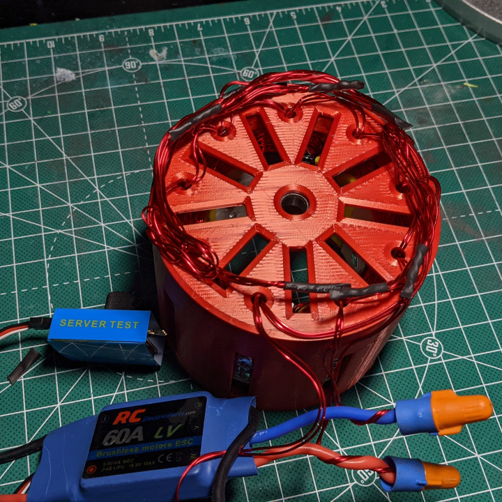 3D Printable BLDC Motor 2.9 by Quark Haven