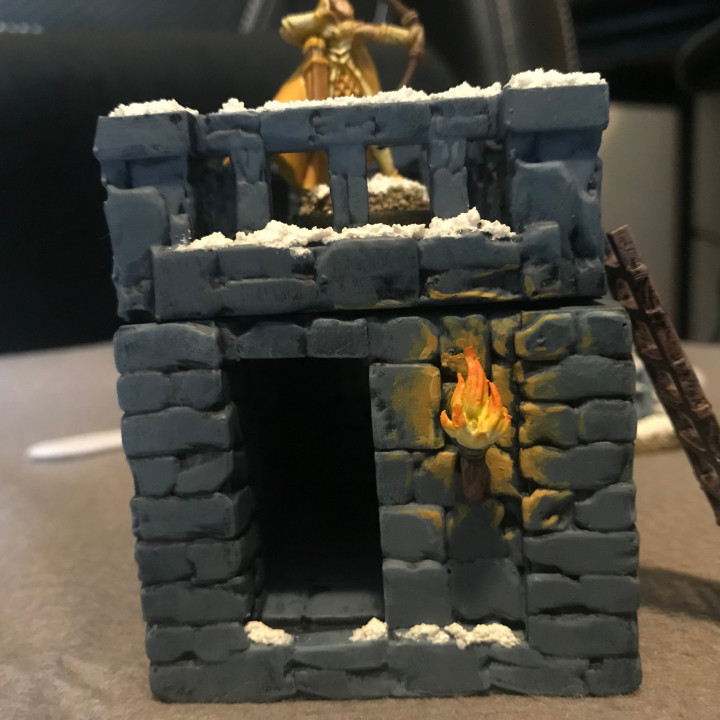 3D Printable Small Guard Outpost by Edward Delaney