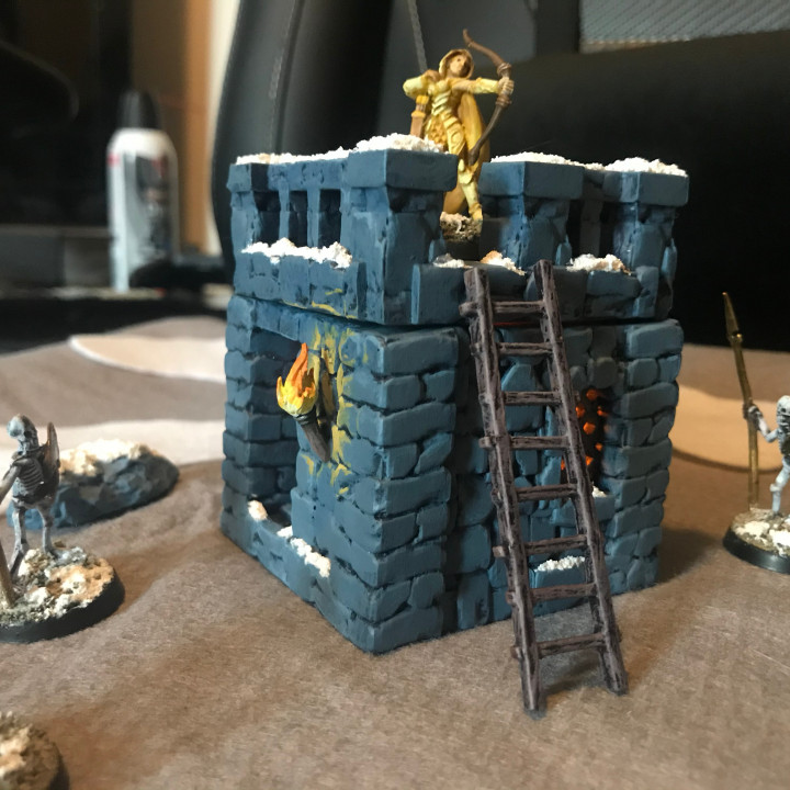 3D Printable Small Guard Outpost by Edward Delaney