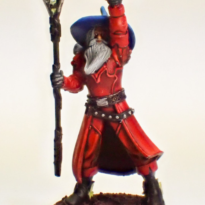 3D Print of Human Wizard - Artificer Guilds by randallthompson