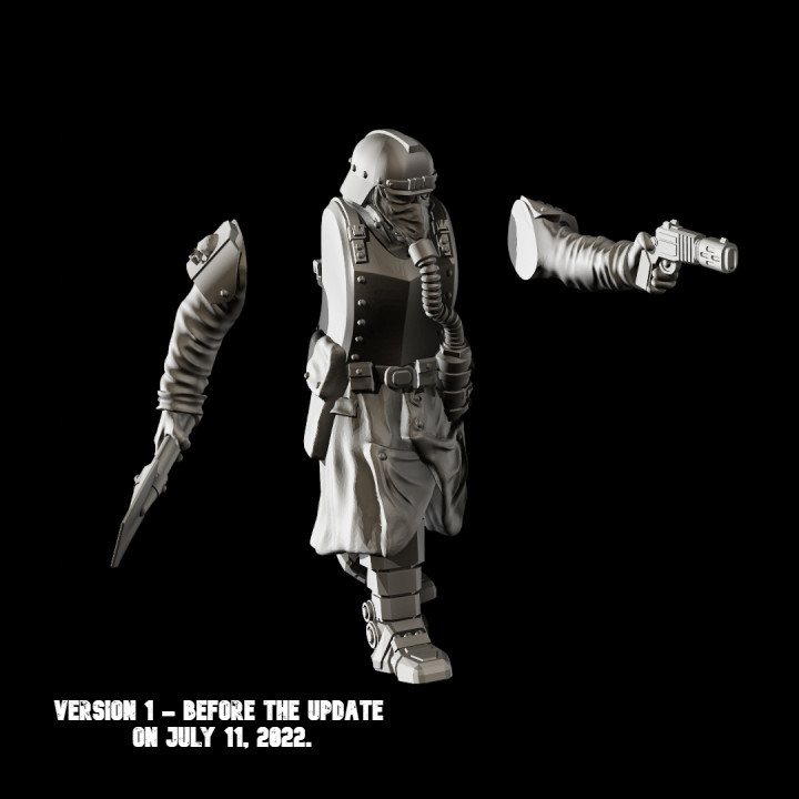 3D Printable Death command squad of Imperial force by RedMakers