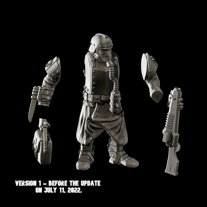 3D Printable Death command squad of Imperial force by RedMakers