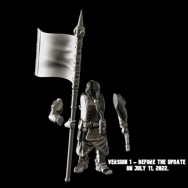 3D Printable Death command squad of Imperial force by RedMakers