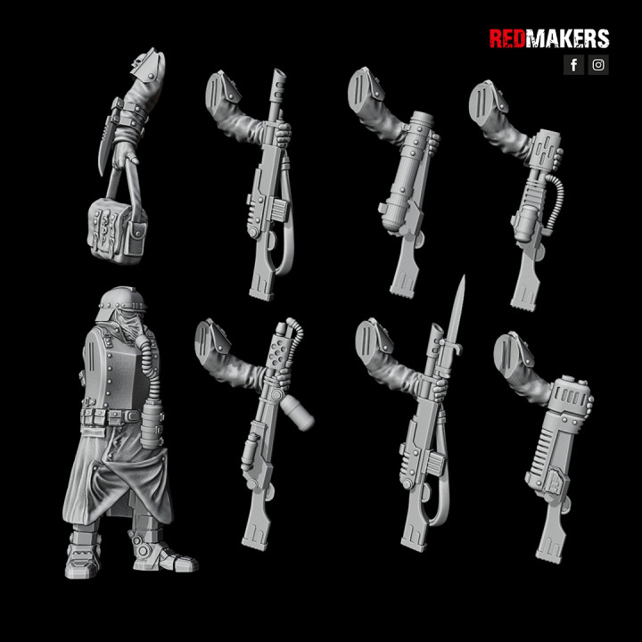 3D Printable Death command squad of Imperial force by RedMakers