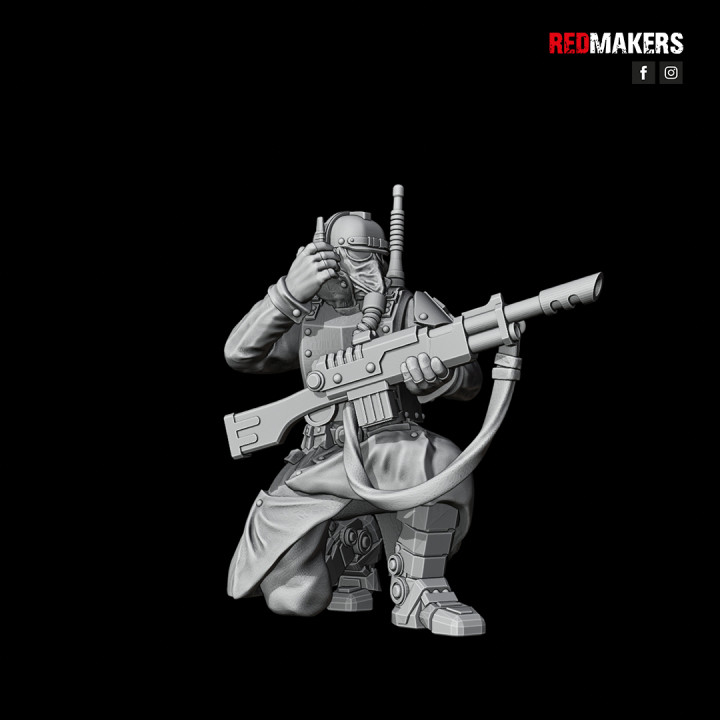 3D Printable Death command squad of Imperial force by RedMakers