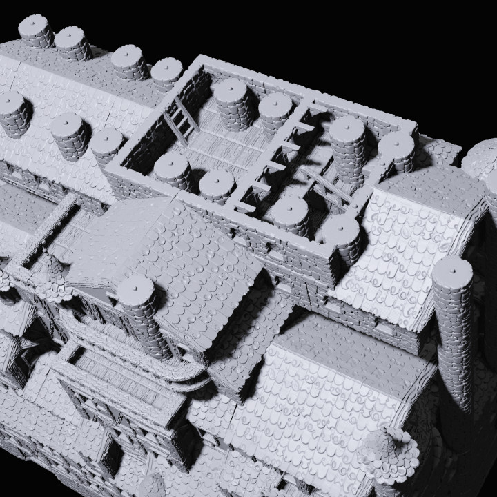 3D Printable The Castle by J.Kirouac design & sculpture