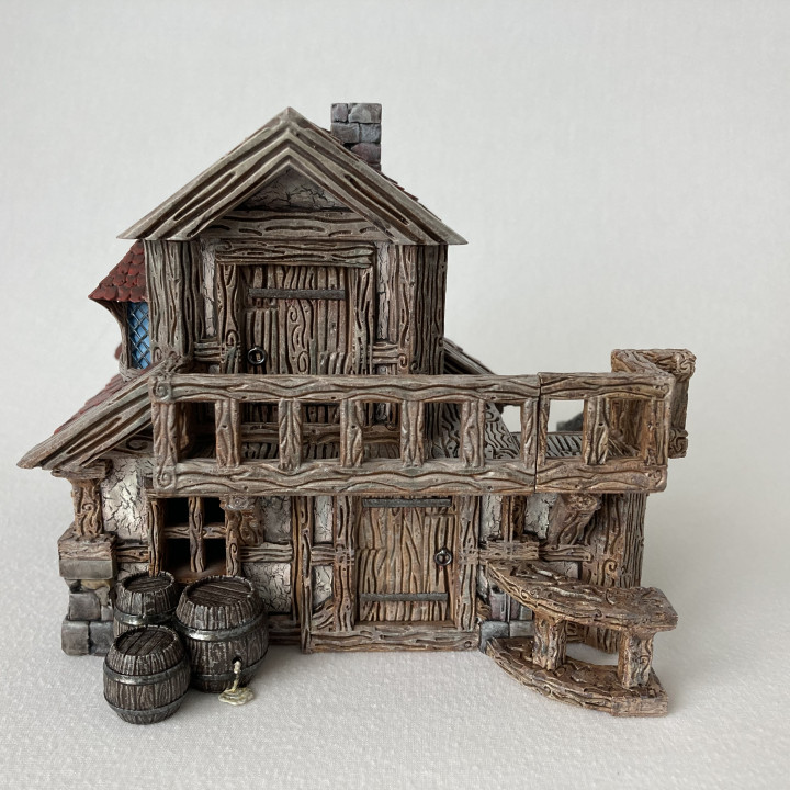 3D Printable Small Inn by Alex Wickenkamp