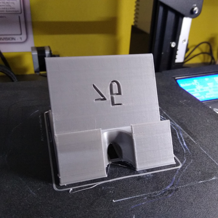3D Printable Phone Stand Mk1 by Experimental Systems