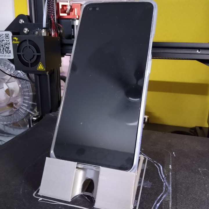 3D Printable Phone Stand Mk1 by Experimental Systems