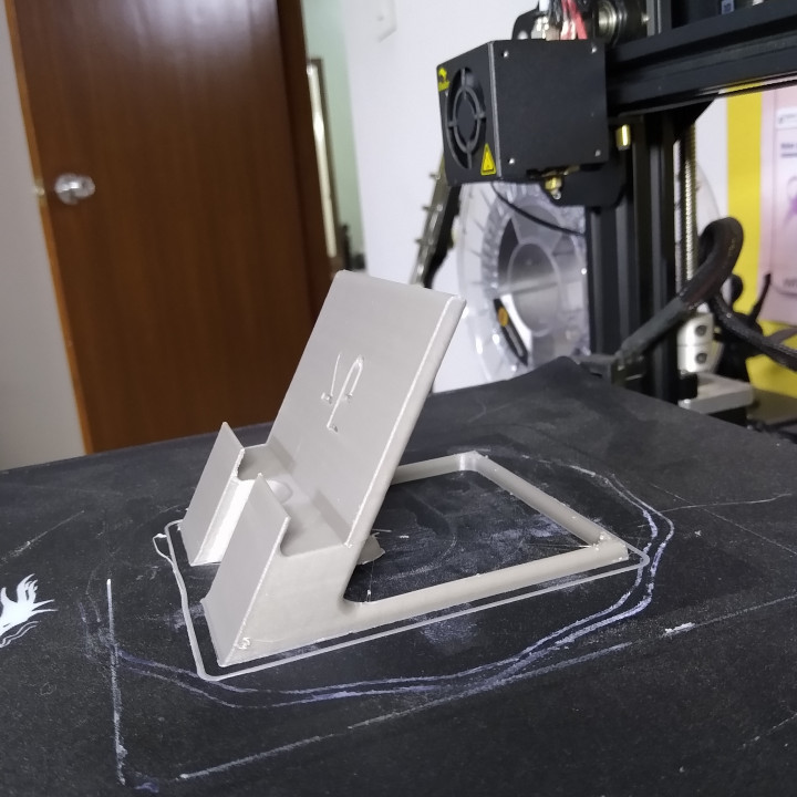 3D Printable Phone Stand Mk1 by Experimental Systems
